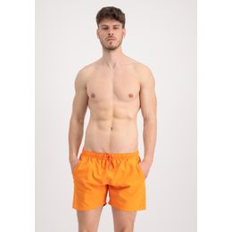 Shorts Alpha Industries "ALPHA Men - Beachwear Hydrochromic AOP Swimshort" Gr. L, Normalgrößen, orange (alpha orange) Herren Hosen Shorts