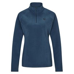Fleecepullover Ziener "JEMILA" Gr. 40, blau (darkblue) Damen Sweatshirts