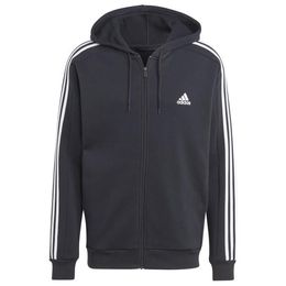 Adidas - 3-Stripes FL Full Zip Hoodie - Hoodie Gr S grau