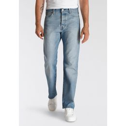 Levi's Straight-Jeans LEVI'S "501 ORIGINAL" Gr. 40, Länge 34, blau (stretch it out) Herren Jeans Straight Fit mit Markenlabel Bestseller