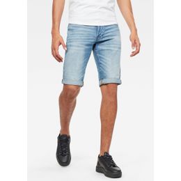 Bermudas G-Star Raw "3301 Short" Gr. 29, N-Gr, blau (lt aged) Herren Hosen Bermudas