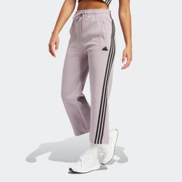 Sporthose adidas Sportswear "W FI 3S OH PT" Gr. M, N-Gr, lila (preloved fig) Damen Hosen Trainingshosen