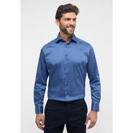 Langarmhemd Eterna "MODERN FIT" Gr. 39, Normalgrößen, blau (rauchblau) Herren Hemden Langarm