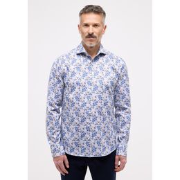 Langarmhemd Eterna "SLIM FIT" Gr. 38, Normalgrößen, blau (royal blau) Herren Hemden Langarm