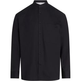 Calvin Klein Big&Tall Langarmhemd CALVIN KLEIN BIG&TALL "BT_POPLIN STRETCH MODERN SHIRT" Gr. XXL, N-Gr, schwarz (ck black) Herren Hemden Langarm