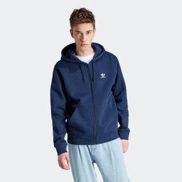 Sweatshirt adidas originals "ESS FZ HDY" Gr. L, blau (night indigo) Herren Sweatshirts