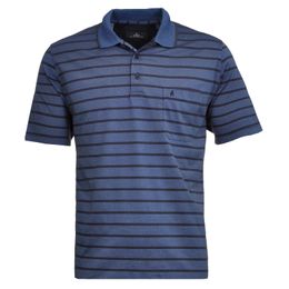 Poloshirt Ragman Gr. M, blau (marineblau) Herren Shirts Kurzarm