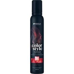 Indola Semi-permanente Haarfarbe Color Style Mousse Red