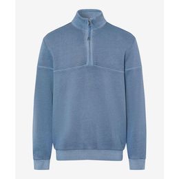 Brax Herren Sweattroyer Style SION, Blau, Gr. L