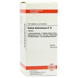 DHU-Arzneimittel KALIUM BICHROMICUM D 12 Tabletten