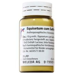 Weleda EQUISETUM CUM Sulfure tostum D 4 Trituration