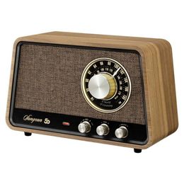 Sangean WR-101 AM/FM/Bluetooth/AUX Premium Wooden Cabinet Radio