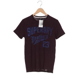 Superdry Herren T-Shirt, bordeaux, Gr. 46