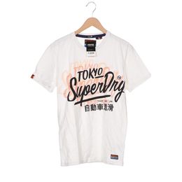 Superdry Herren T-Shirt, weiß