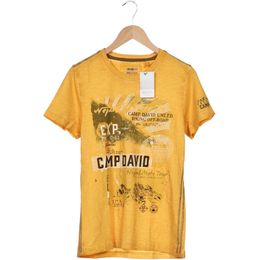 CAMP DAVID Herren T-Shirt, gelb
