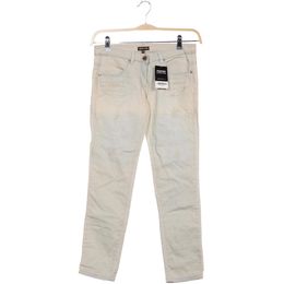 Roberto Cavalli Damen Jeans, cremeweiß, Gr. 34