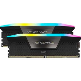 Corsair VENGEANCE RGB DDR5 Memory PC-Arbeitsspeicher (RGB), schwarz