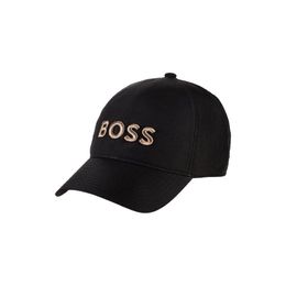 BOSS Green Baseball Cap Lach-Golf mit BOSS Logo-Stickerei, schwarz