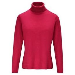 Rollkragen-Pullover aus Schurwolle und Kaschmir include pink, 42