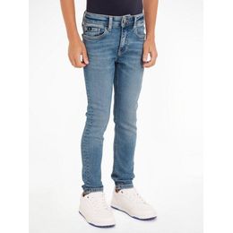 Calvin Klein Jeans Skinny-fit-Jeans SKINNY CLOUDY BLUE STRETCH Kinder bis 16 Jahre, blau