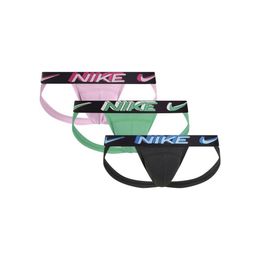 NIKE Underwear String JOCK STRAP 3PK (Packung, 3-St., 3er) mit NIKE Logo-Elastikbund, bunt