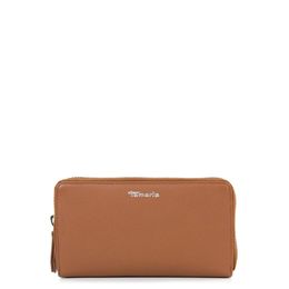Tamaris Portemonnaie 'Amanda' Damen Größe XS/XL cognac / silber