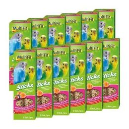 MultiFit Wellensittich Sticks 12x2er Frucht