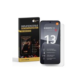 Protectorking Schutzfolie 5x Displayschutzfolie für Xiaomi 13 3D KLAR FULL COVER PREMIUM Display