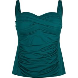 Swim by Zizzi Tankinitop Damen Gr&ouml;&szlig;e 5XL smaragd