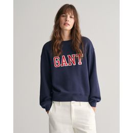 Gant Logo Rundhals-Sweatshirt