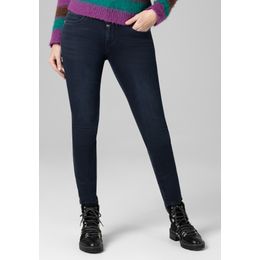 Slim-fit-Jeans Timezone "Slim EnyaTZ Womanshape" Gr. 30, Länge 32, blau Damen Jeans 5-Pocket-Jeans Röhrenjeans