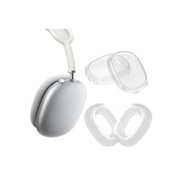 kwmobile Kopfhörer-Schutzhülle 2in1 Set Hülle für Apple AirPods Max Cover