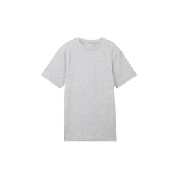 Tom Tailor Jungen T-Shirt mit Textprint, grau, Textprint, Gr. 152