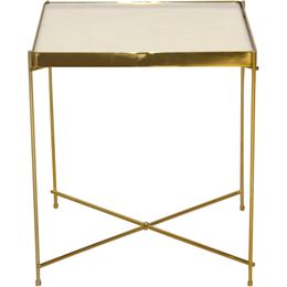 Beistelltisch HOFMANN LIVING AND MORE Tische Gr. B/H/T: 41,6 cm x 48 cm x 41,6 cm, goldfarben (goldfarben, goldfarben, champagner) Beistelltische