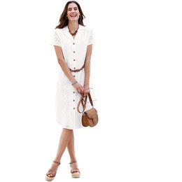 Sommerkleid Inspirationen "Kleid" Gr. 42, Normalgrößen, weiß Damen Kleider Knielange