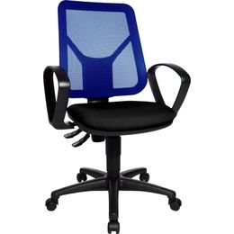 Bürostuhl Topstar "Airgo Net" Stühle schwarz (schwarz, blau) Drehstühle