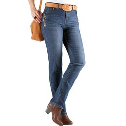 5-Pocket-Jeans Casual Looks Gr. 215, E x trakurzgrößen, blau (blue, stone, washed) Damen Jeans 5-Pocket-Jeans