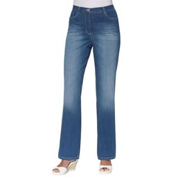 Bequeme Jeans COSMA Gr. 21, Kurzgrößen, blau (blue, stone, washed) Damen Jeans