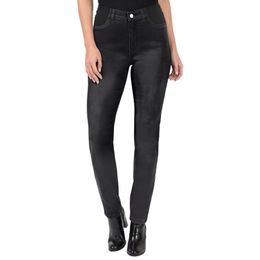 Bequeme Jeans Inspirationen Gr. 48, Normalgrößen, schwarz (black, denim) Damen Jeans