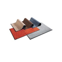 Fußmatte Teppiche Gr. B/L: 60 cm x 180 cm, 7 mm, 1 St., orange (terrakotta) Fußmatte Schmutzfangläufer Teppiche, bunt