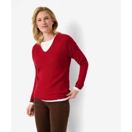 Strickpullover Brax "Style LANA" Gr. 34, rot Damen Pullover