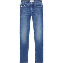 Skinny-fit-Jeans Calvin Klein Jeans "MID RISE SKINNY" Gr. 28, Länge 32, blau (denim medium32) Damen Jeans Röhrenjeans