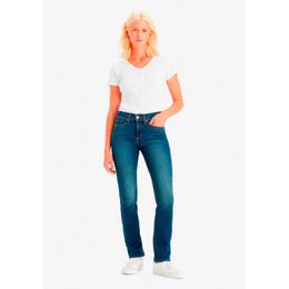 Levi's Gerade Jeans LEVI'S "314 Shaping Straight" Gr. 28, Länge 32, blau (zealous blue) Damen Jeans Gerade Bestseller