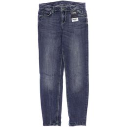 SOCCX Damen Jeans, marineblau