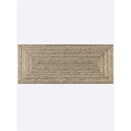 Fußmatte Salonloewe Teppiche Gr. B/L: 60 cm x 85 cm, 7 mm, 1 St., grau (taupe) Fußmatten gemustert