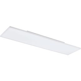 Deckenleuchte Eglo "TURCONA-CCT" Lampen Gr. Gr. ca. Länge 118,7 x Breite 28,7 cm, weiß LED Panels Deckenleuchte in aus Alu, Stahl - 32,4W warmweiß kaltweiß