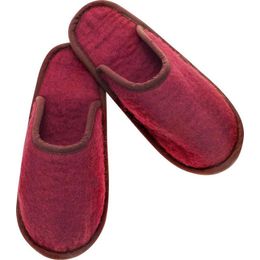 Glorex Textilfarbe Glorex Filz-Pantoffel rot Größe L (43-44)