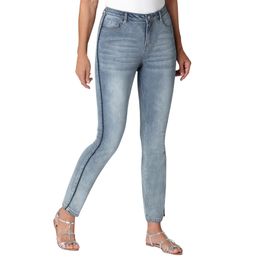 5-Pocket-Jeans Ambria Gr. 38, Normalgrößen, blau (blue, bleached) Damen Jeans 5-Pocket-Jeans