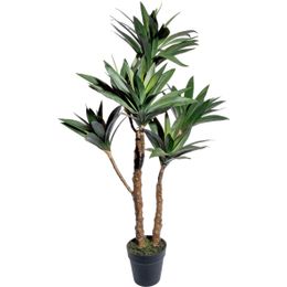 Künstliche Zimmerpflanze Creativ green "Yuccapflanze im Topf" Kunstpflanzen Gr. H: 90 cm, 1 St., grün Künstliche Zimmerpflanzen