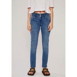 Skinny-fit-Jeans LTB "GEORGET M" Gr. 29, N-Gr, blau (sania wash) Damen Jeans 5-Pocket-Jeans Röhrenjeans